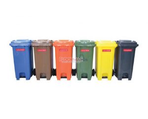 Mobile Garbage Bins with Foot Pedal – FLOORMAC (M) SDN BHD