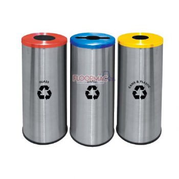 Stainless Steel Rectangular Recycle Bins – FLOORMAC (M) SDN BHD